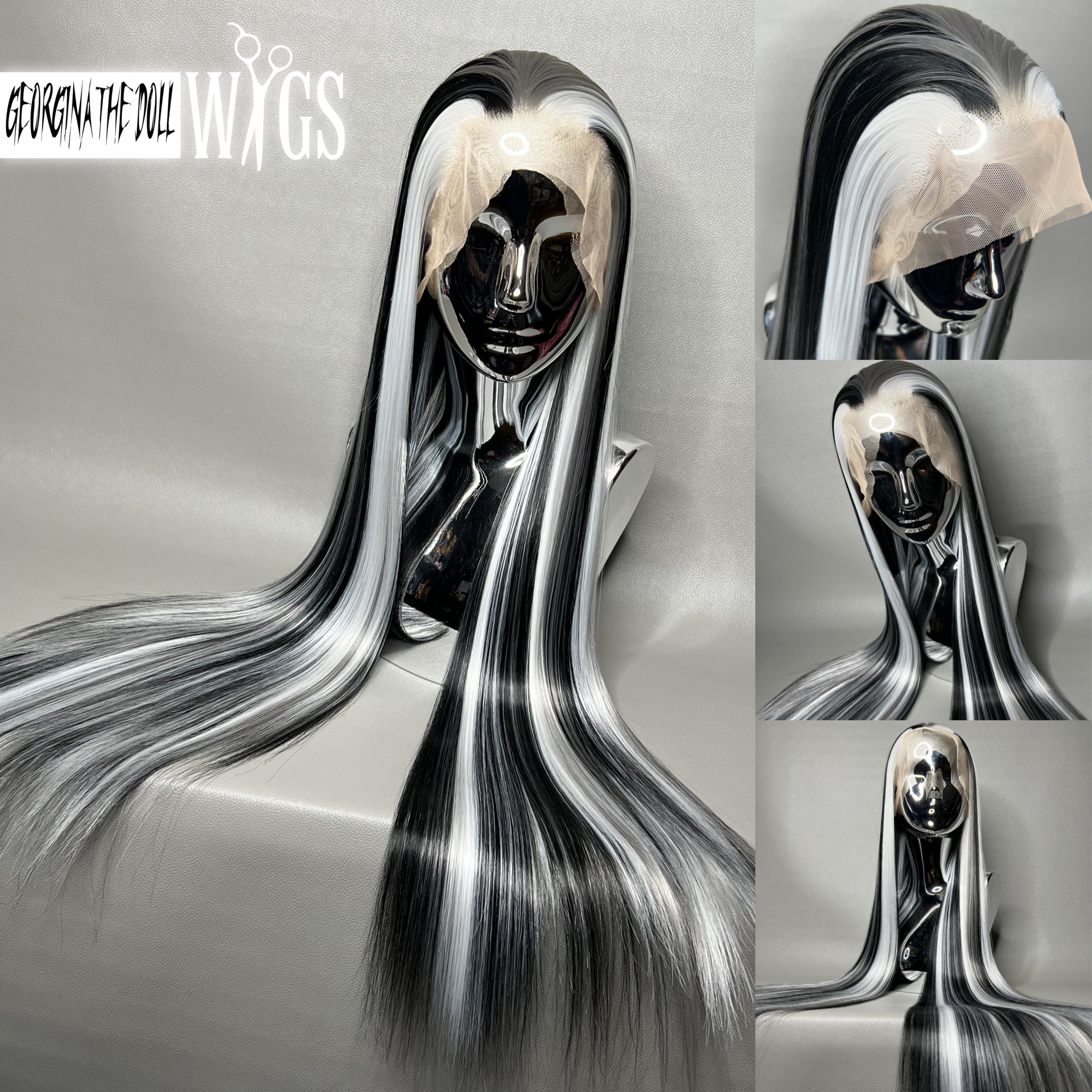 ON MUTE Custom Colored Lace Front Wig (Large Cap, 26 inch length) READ ...