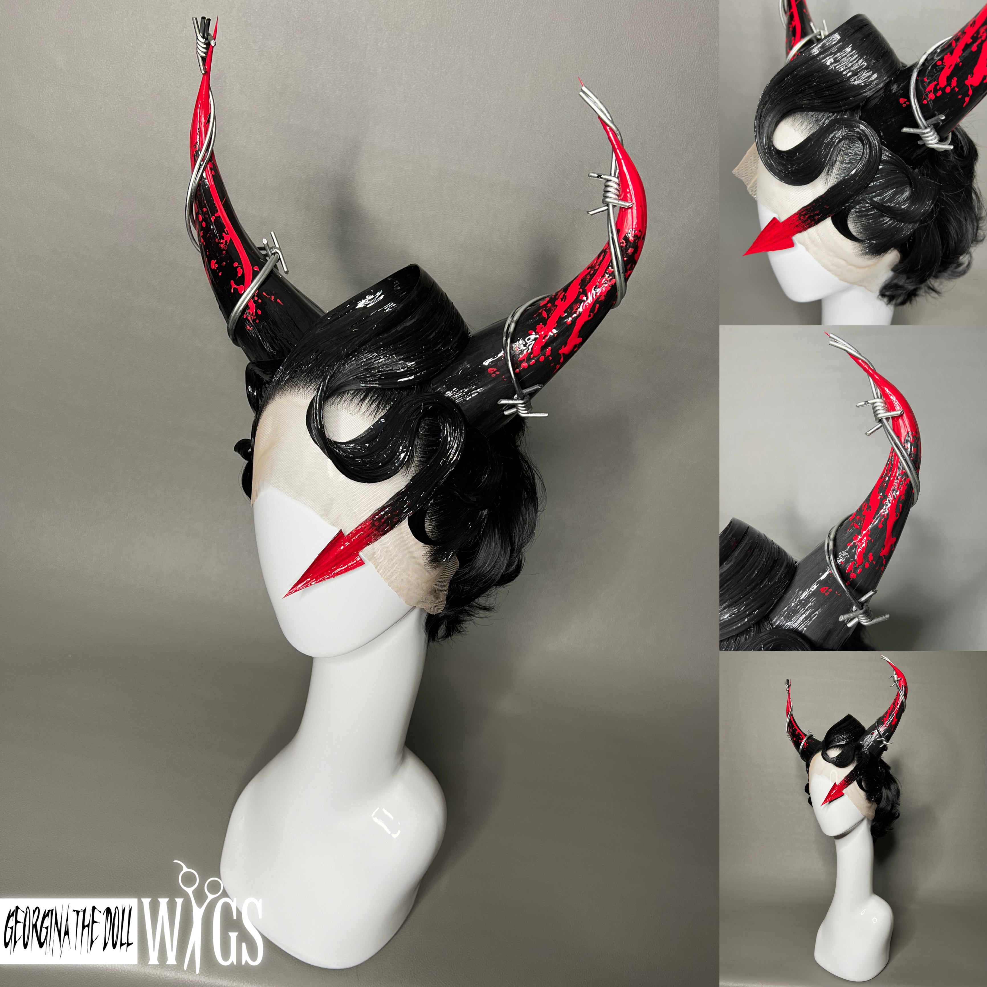 DEVIL’S ADVOCATE: MADE TO ORDER GeorginatheDollWigs Custom Styled Wig ...