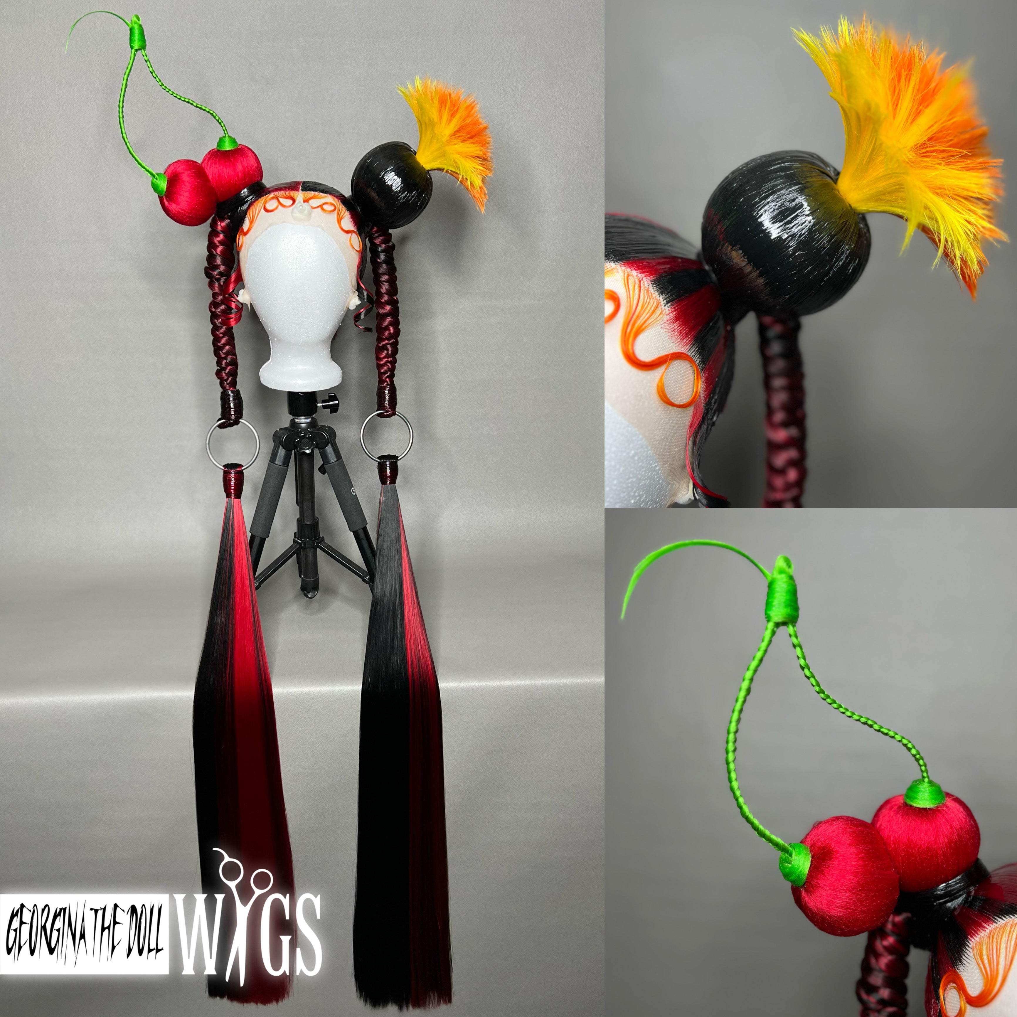 CHERRY CHERRY BOOM BOOM: MADE TO ORDER GeorginatheDollWigs Custom Styl ...