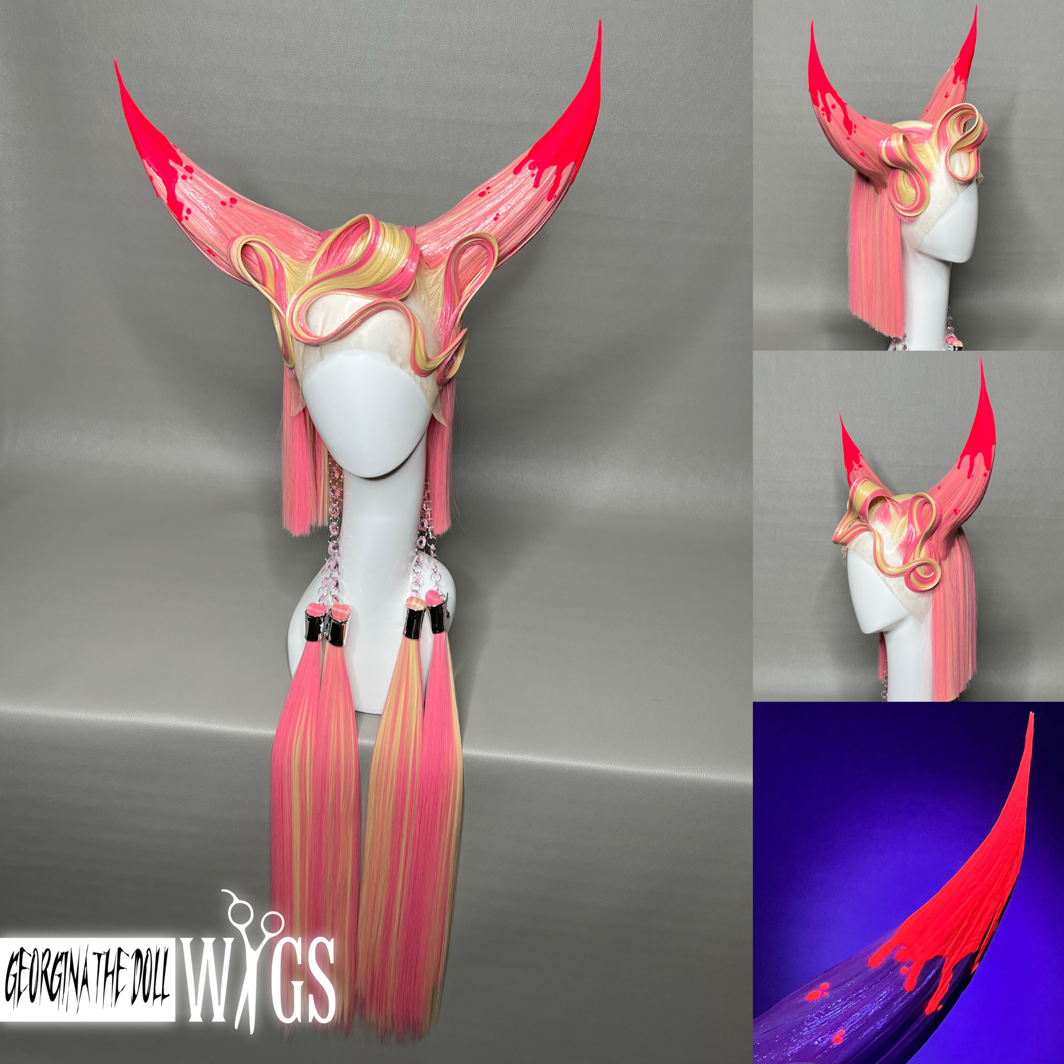 DUVALÍN THE DIABLO: MADE TO ORDER GeorginatheDollWigs Custom Styled Wi ...