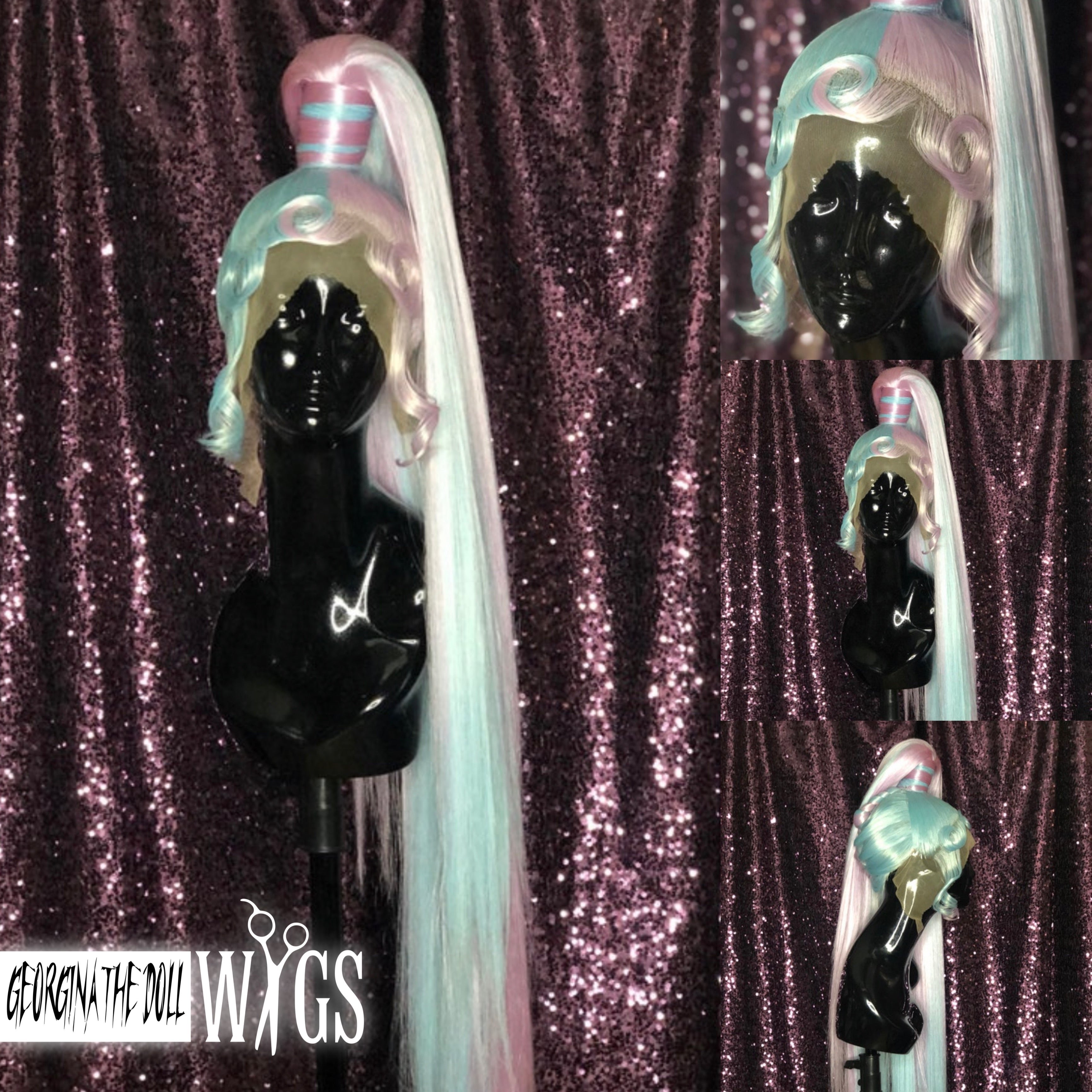 ICE CREAM CHILLN: MADE TO ORDER GeorginatheDollWigs Custom Styled Wig ...