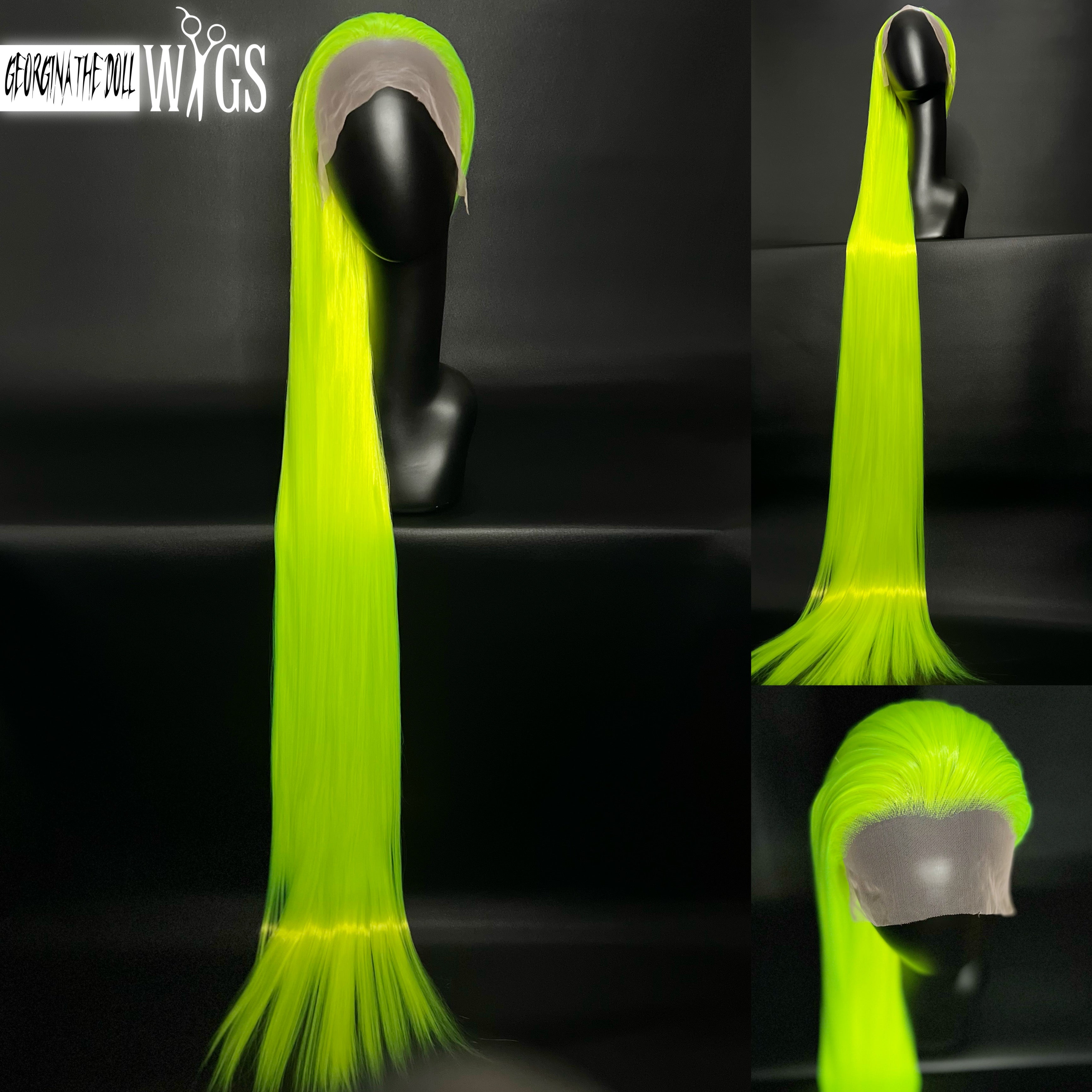 ACID DRIP Custom Colored Lace Front Wig (Large Cap, 13x2 lace front, 6 ...