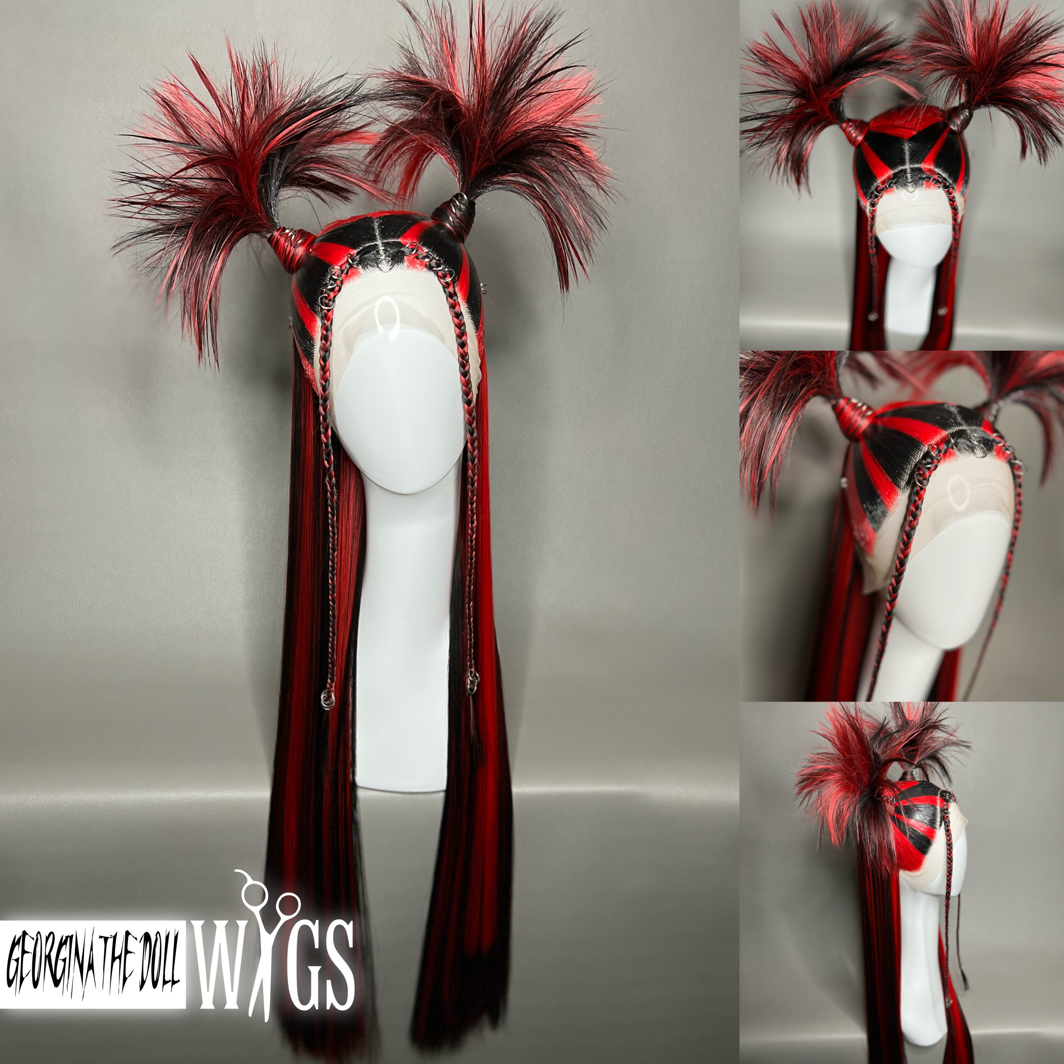 MANIC PONK: MADE TO ORDER GeorginatheDollWigs Custom Styled Wig (READ ...